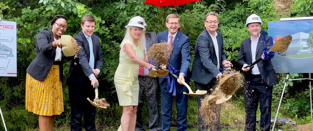 STIWA: Groundbreaking for new North American Headquarters - STIWA